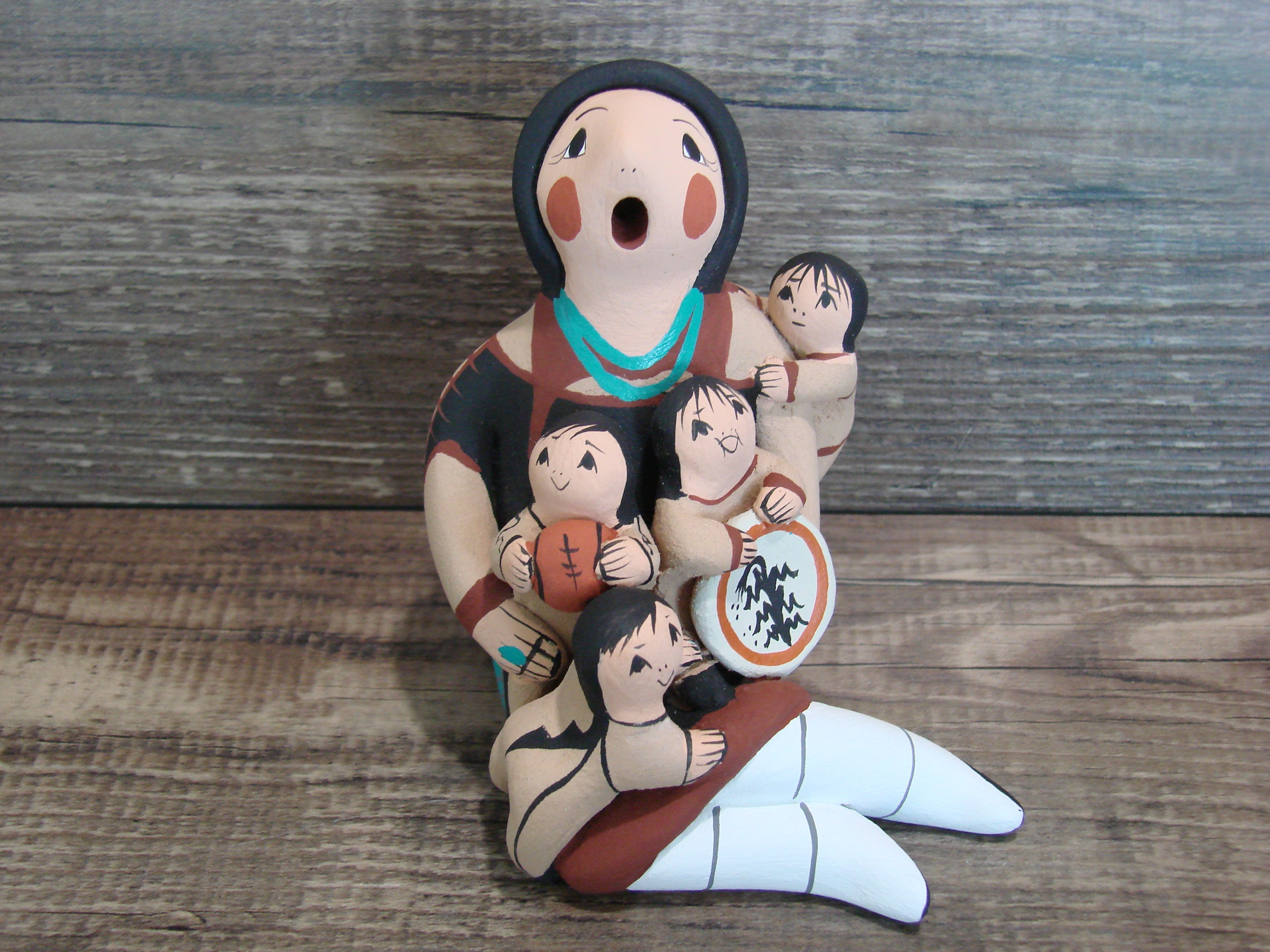 Jemez Pueblo Indian Handmade Clay Storyteller by Lucero– NTNM